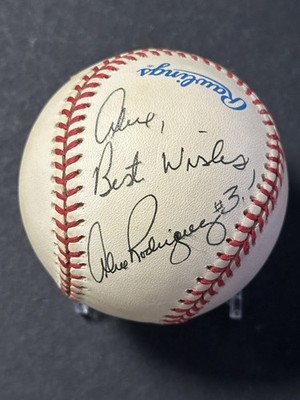 Alex Rodriguez Yankees Mariners Signed Official Major League Baseball ...