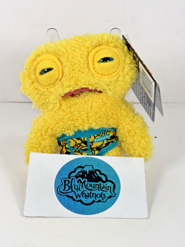 Fuggler Keychain Budgie Squidge Funny Ugly monster plush Yellow | eBay