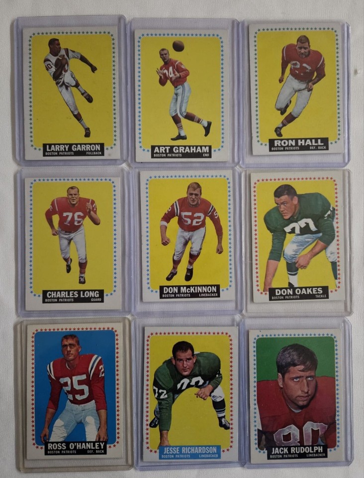 1964 Topps Football Complete Set W/All HOF’s GRADED MINT (BEST DEAL ON ...