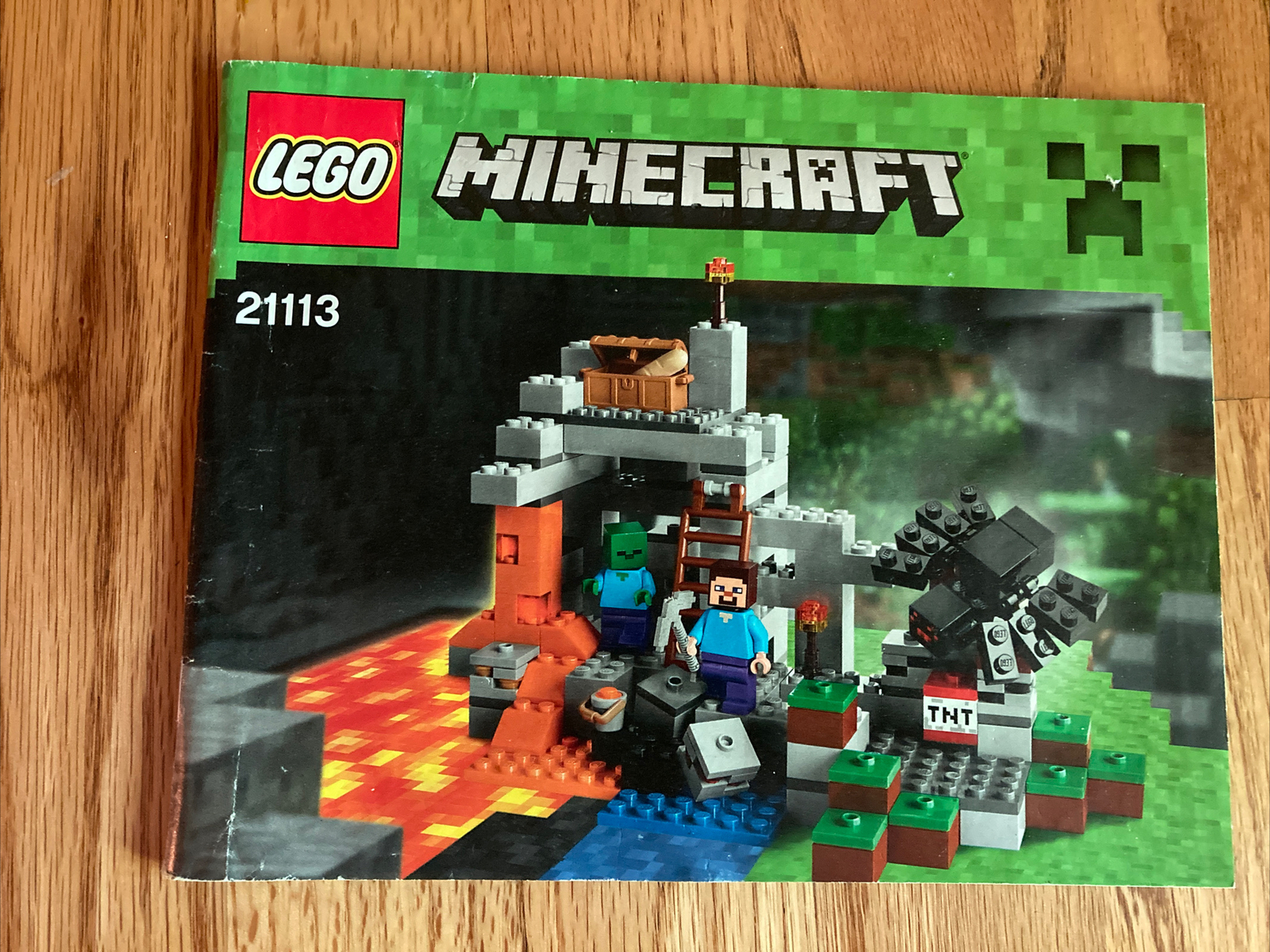 Lego Minecraft 21113 - The Cave - 100% Complete With Instructions | eBay