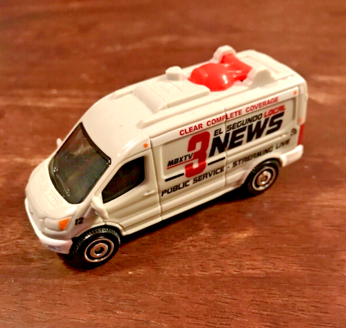 Matchbox ‘14 Ford Transit News Van MBX ‘22 Service 5-Pack Gray Loose ...