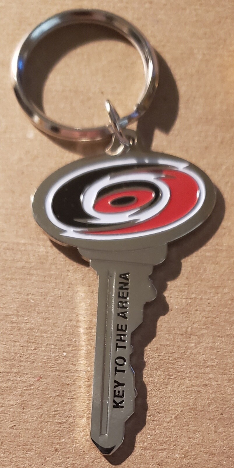 CAROLINA HURRICANES "KEY to the ARENA" Key Ring | eBay
