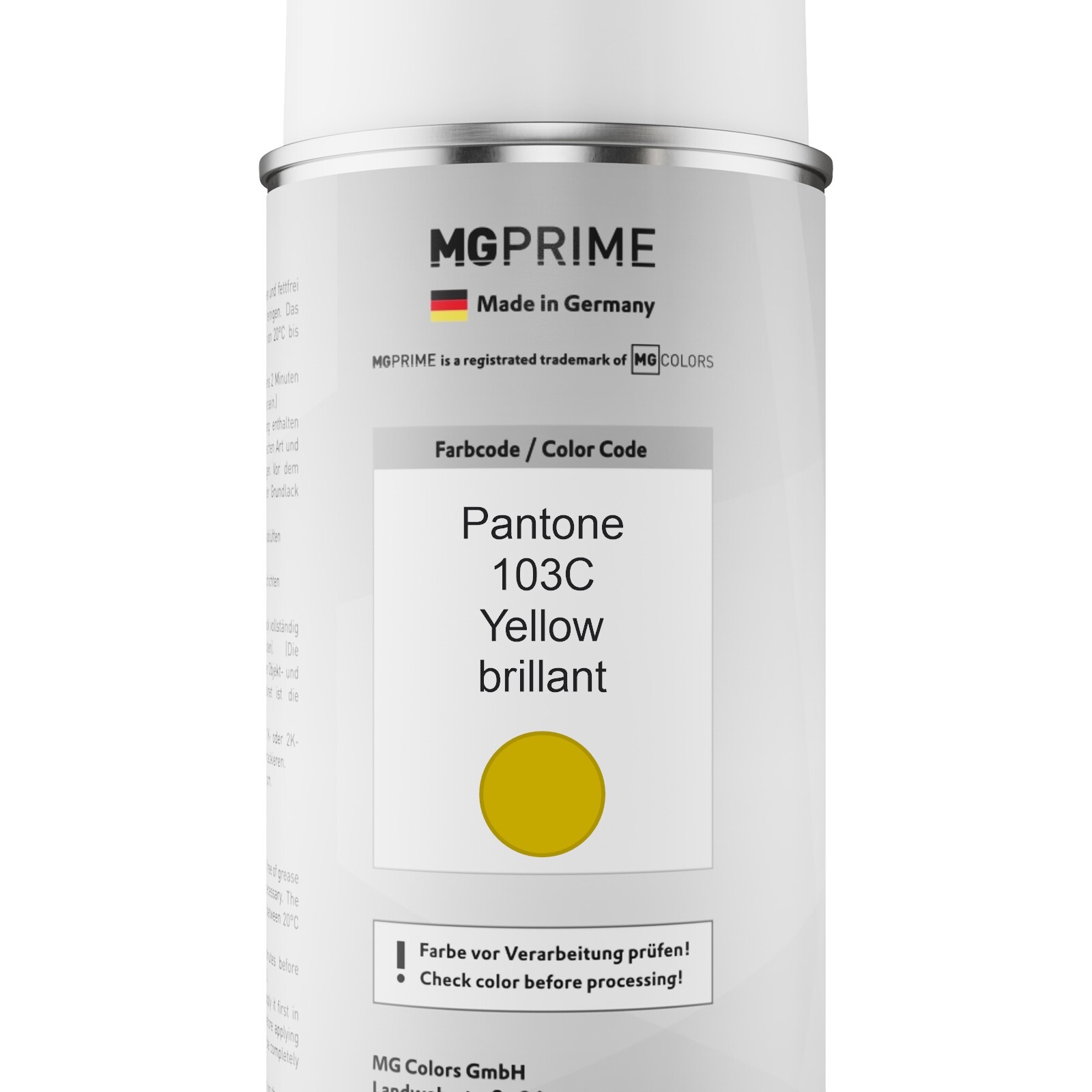 Pantone 103C Yellow bombe aérosol 400 ml brillant séchage rapide | eBay
