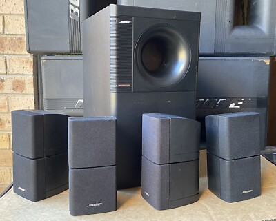 Bose FreeSpace 3 Subwoofer Satellite Surface Mount System-Black ...