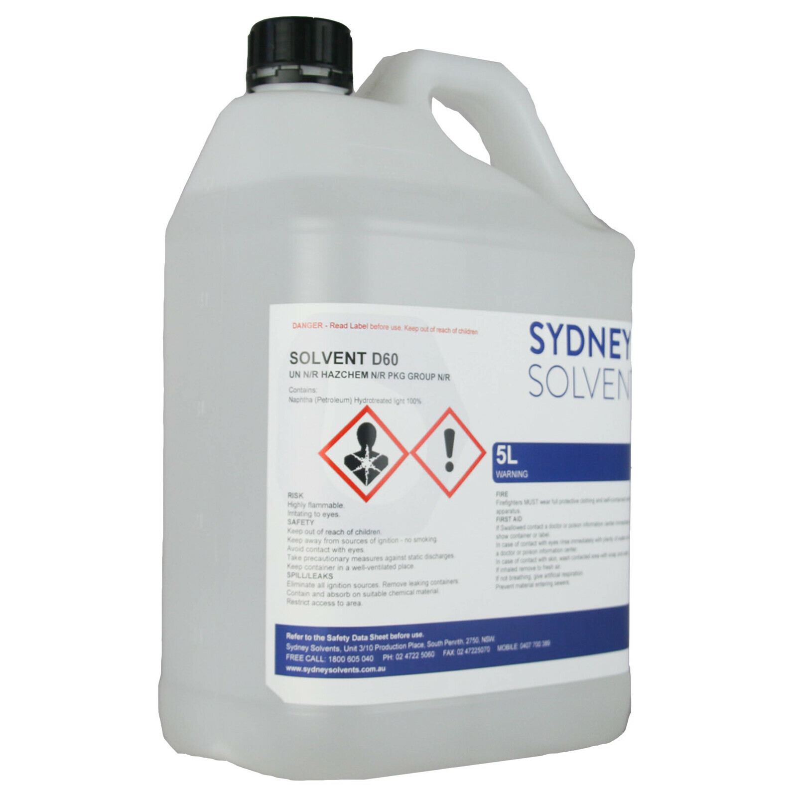 Solvent D60 Industrial Surface Coatings 5 Litre | eBay Australia