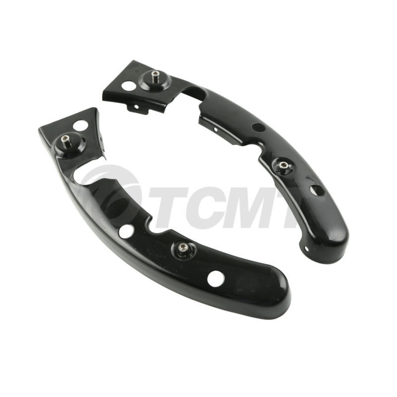 Black Rear Fender Struts Covers For Harley Touring FLHR FLTR FLHX 2009 ...