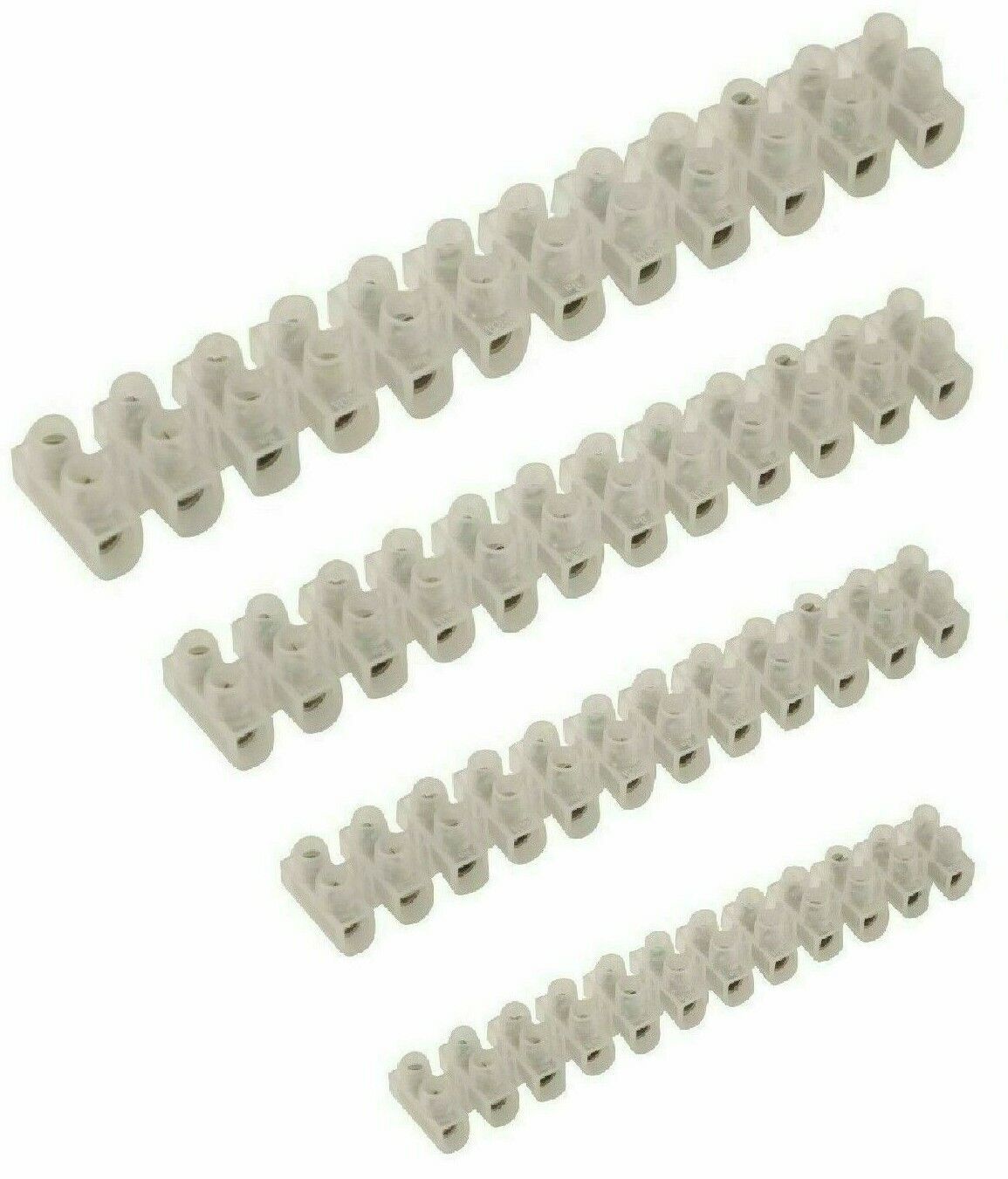 10x 12 WAY 5/ 10/ 20/ 30Amp CONNECTOR STRIPS ELECTRICAL CHOC BLOCK WIRE ...