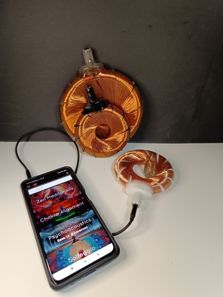 Rodin Coil new 12 turns cler 6" Scalar Toroidal Vortex Wave Generator ...