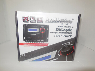 Audiopipe ADSP-CLEAN4 Digital Signal Processor 12 Band Graphic ...