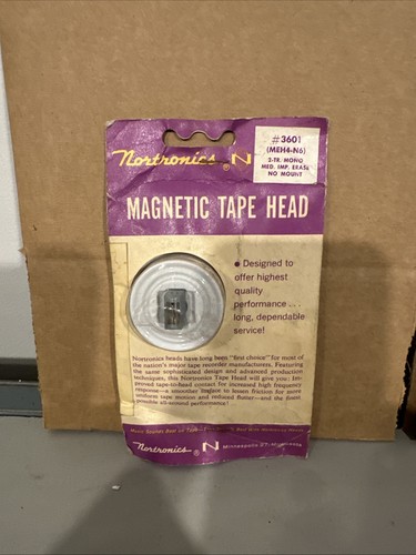 Nortronics Tape Head Part 36021 New Old Stock RARE 1/4” | eBay