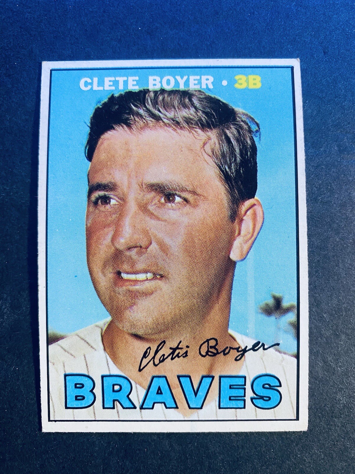 1967 Topps Baseball Clete Boyer Atlanta Braves Card # 328 (a) | eBay
