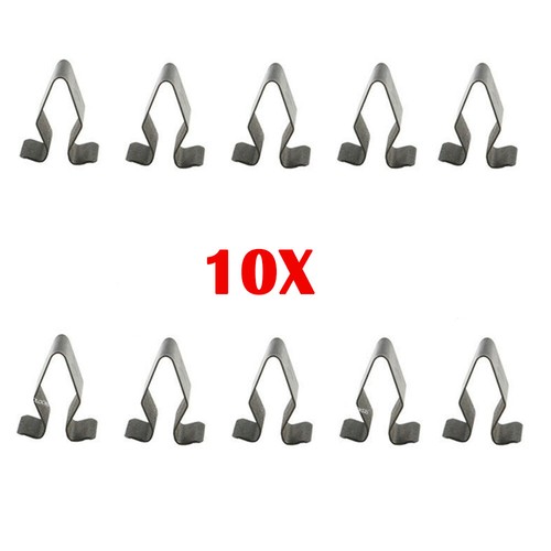 10x for VW Audi Boot Trunk Lining Metal Trim Panel Clips- Interior Trim ...
