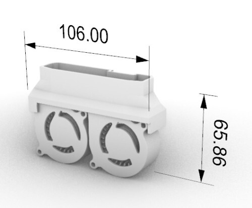 Nvidia Tesla Compact Blower Fan Kit for M40 P40 P100 | eBay