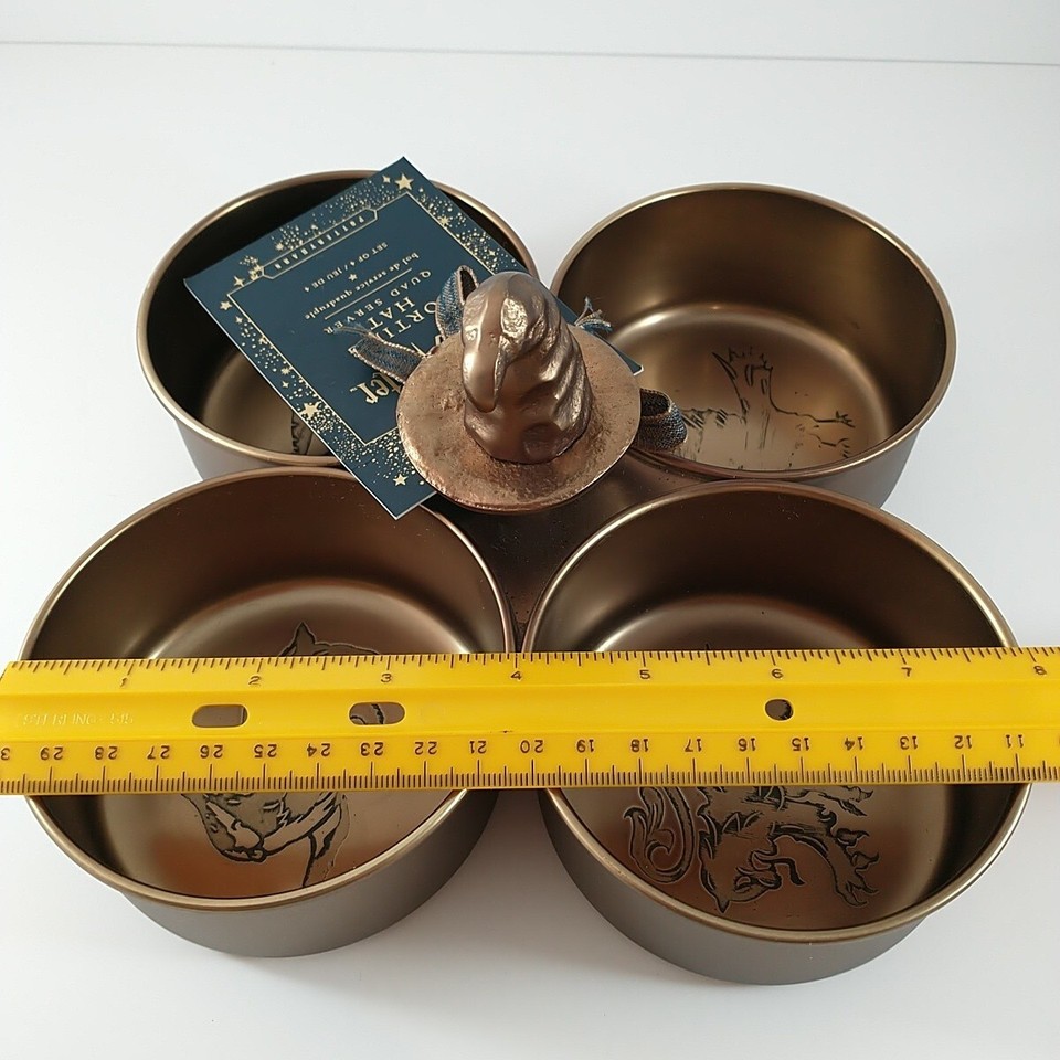 Harry Potter Sorting Hat Quad Server Snack Bowl By PotteryBarn | eBay