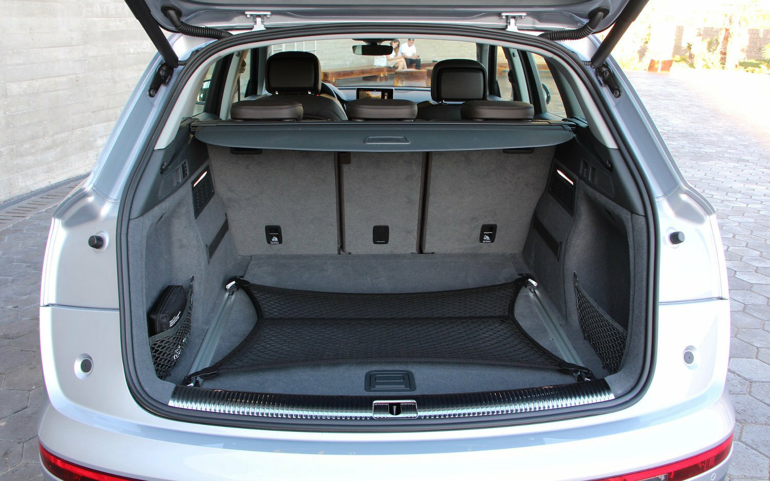 Rear Trunk Floor Style Organizer Web Cargo Net for AUDI Q3 / RS Q3 2013 ...