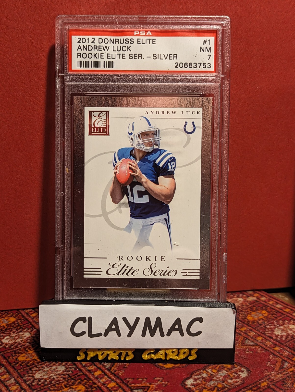 Andrew Luck Rookie Card 2012 Panini Elite Rookie Elite Silver #1 PSA | eBay