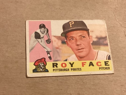 ROY FACE 1960 TOPPS BASEBALL #20 - Near Mint - Great Corners - No ...