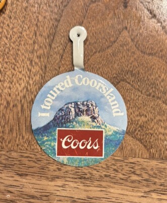 Vintage Coors Brewery Souvenir Golden Colorado "I Toured Coorsland" Tab ...