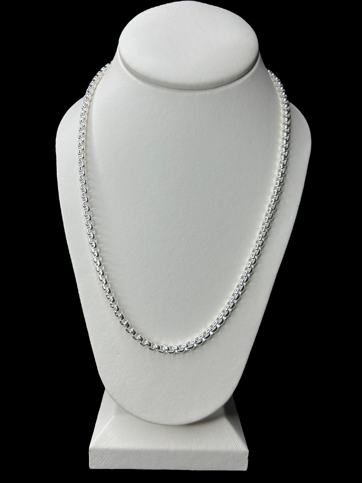 925 Sterling Silver 5mm Round Box Chain 20" | eBay
