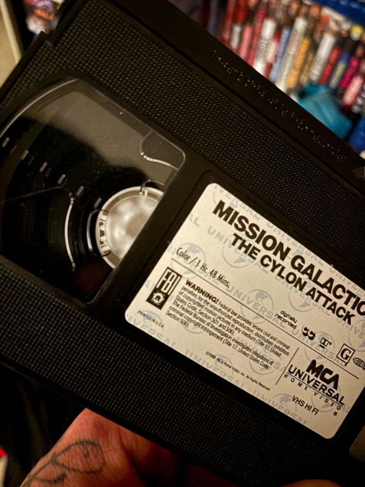 Battlestar Galactica - Mission Galactica: The Cylon Attack (VHS, 1984 ...