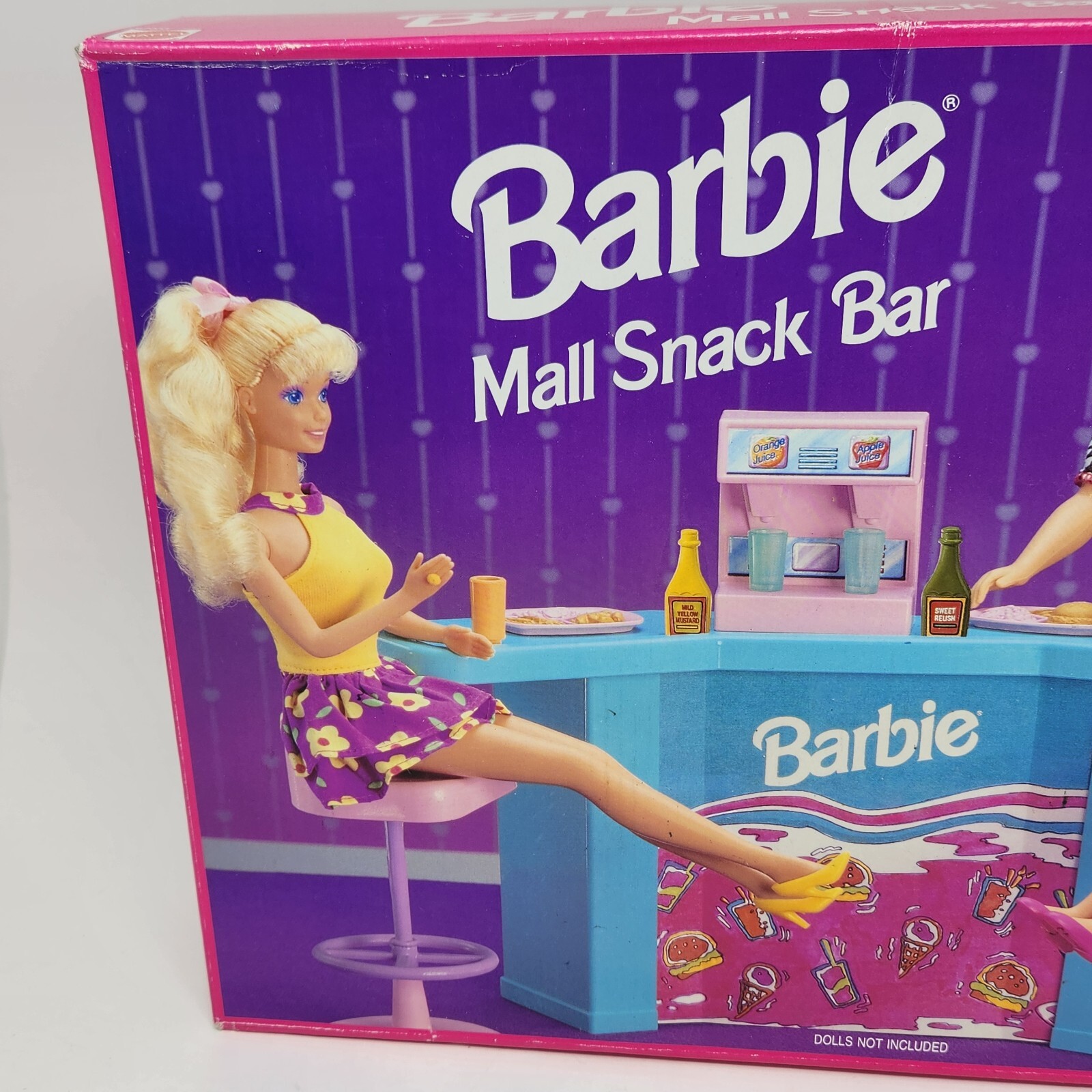 VINTAGE 1993 BARBIE MALL SNACK BAR SEALED # 67033 100% NEW COMPLETE IN ...