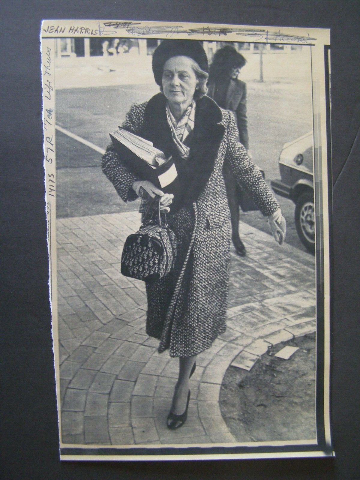 AP Wire Press Photo 1981 Jean Harris convicted murder of Dr Herman ...