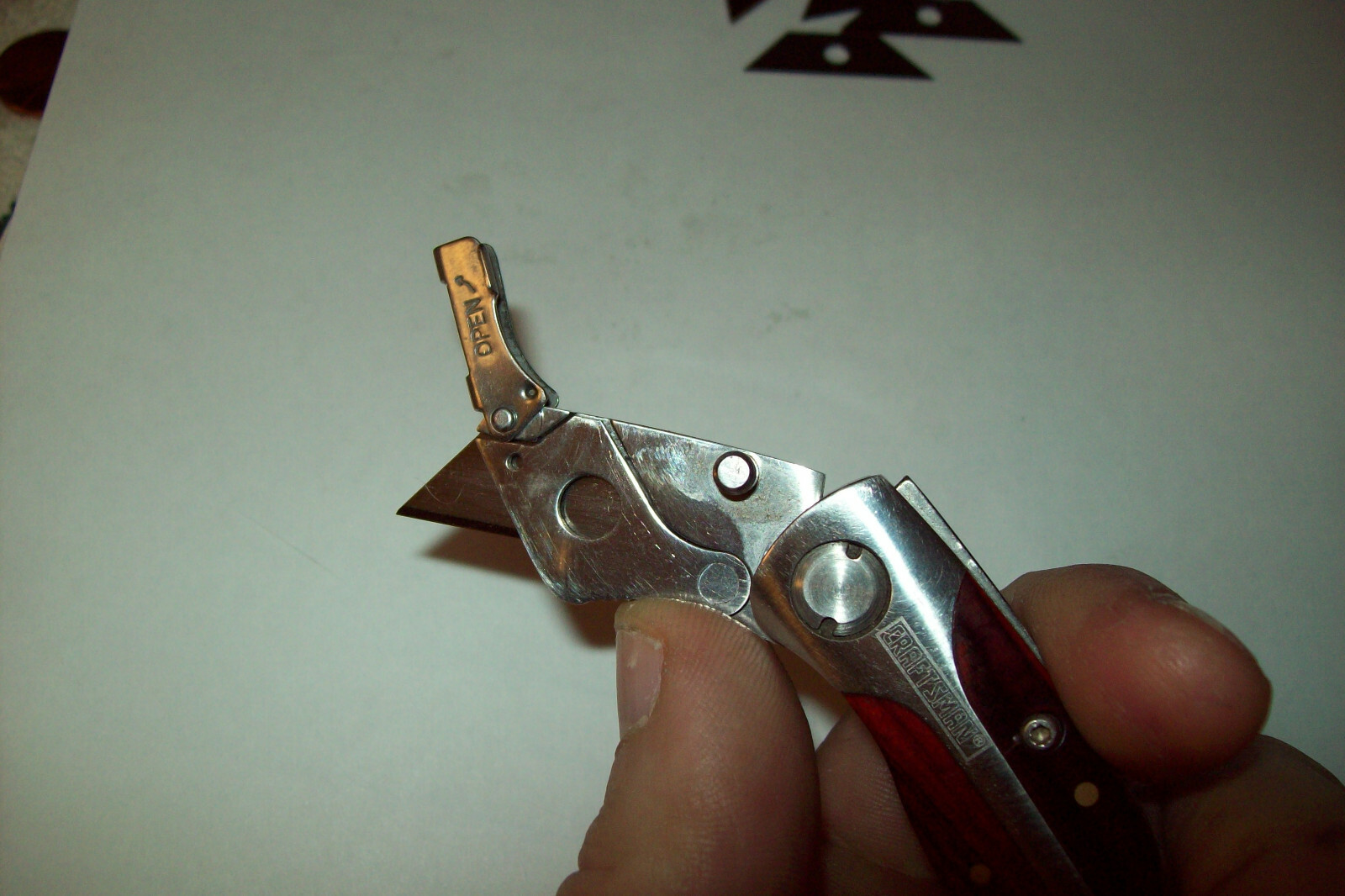 Mini Blades 5-Pack Single-Hole Small Utility Knife Cutter Replacement 1 ...