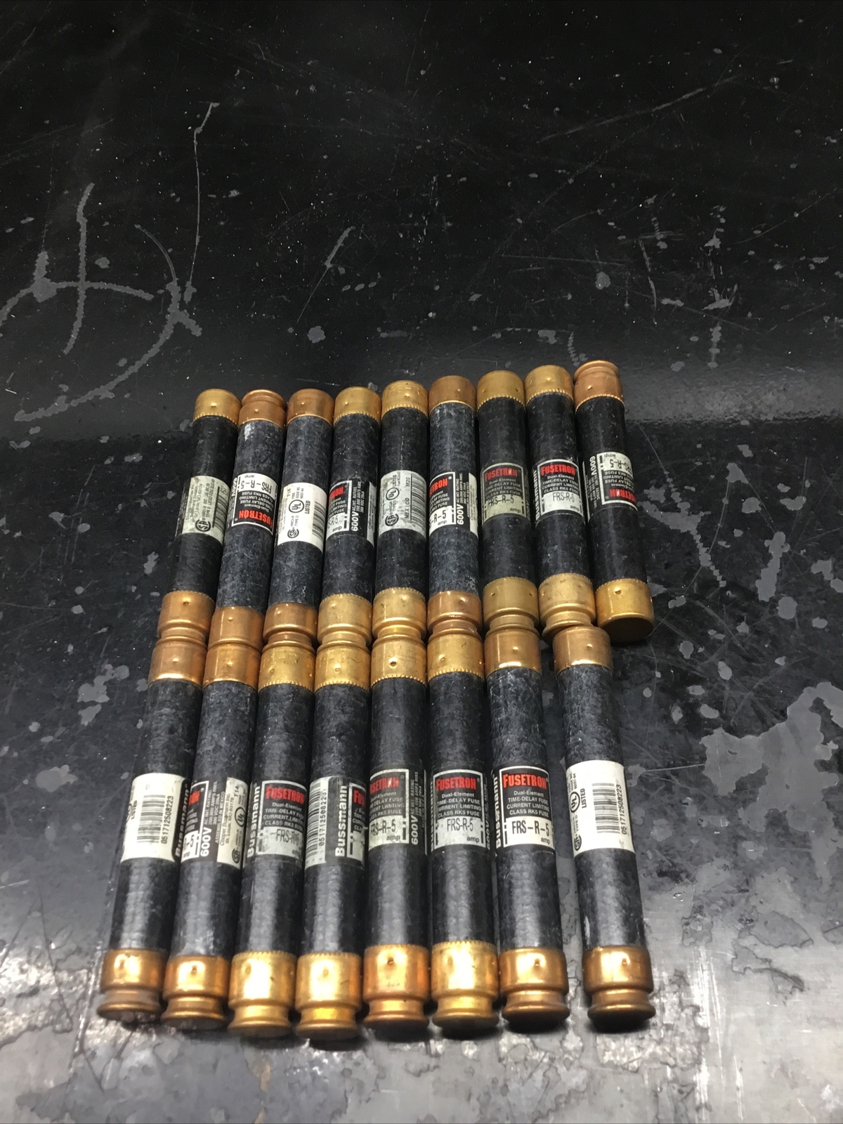 Bussmann FUSETRON FRS-R-5 Class RKS Fuse, 5A 600V Lot Of 16 #702K129 | eBay