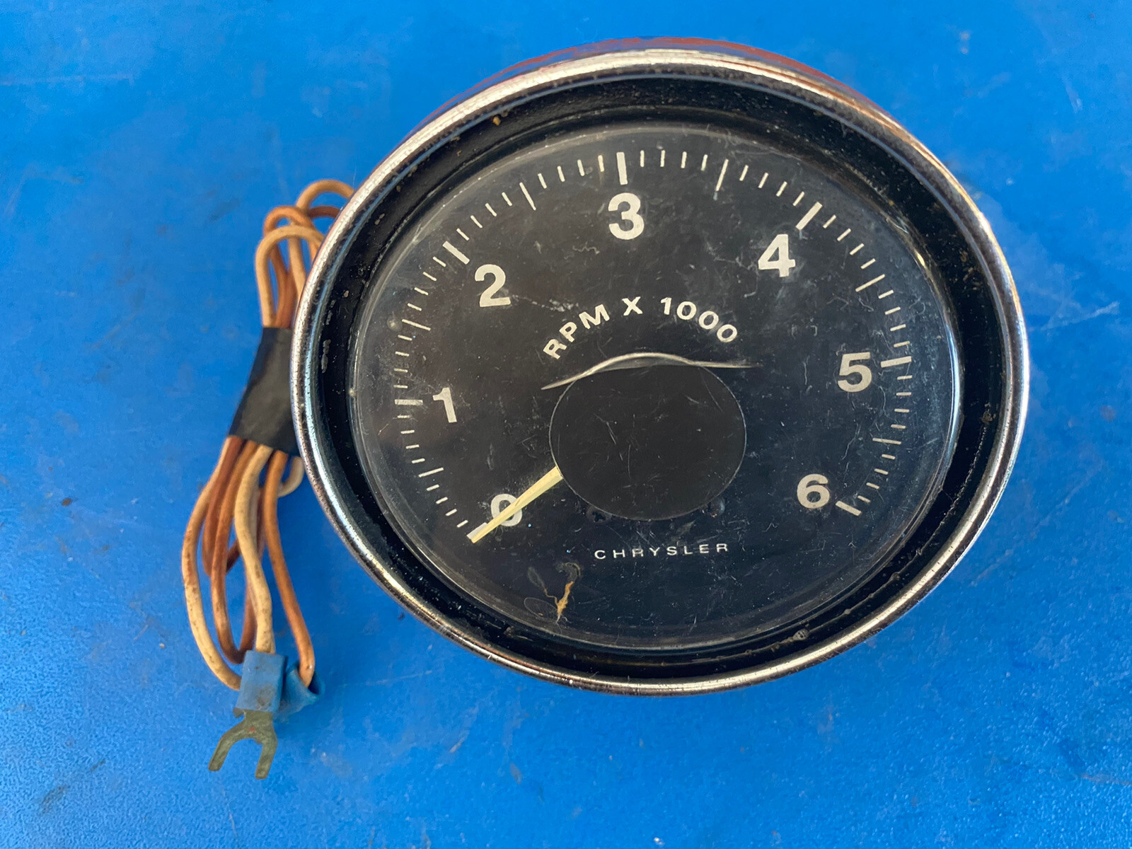 Medallion Chrysler Outboard Vintage Speed Tachometer Boat Marine Chrome ...