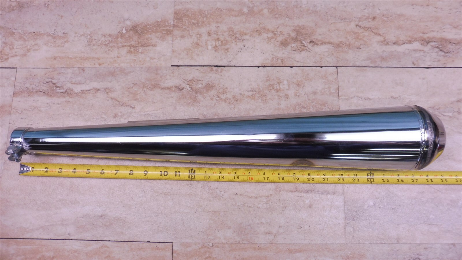 Aftermarket Dunstall Style Chrome Slip On Motorcycle Muffler Silencer ...