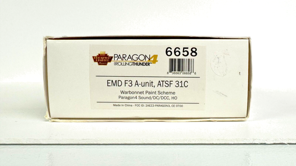 Broadway Limited BLI HO EMD F3A ATSF Santa Fe #31C with Sound, DC/DCC ...