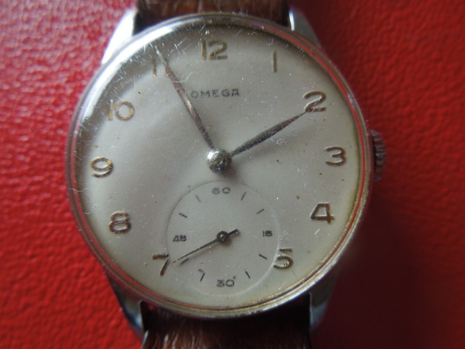 WRIST WATCH OMEGA 1940/50s SCARCE TYPE AS FOUND RUNS SEE DESCRIPTION | eBay