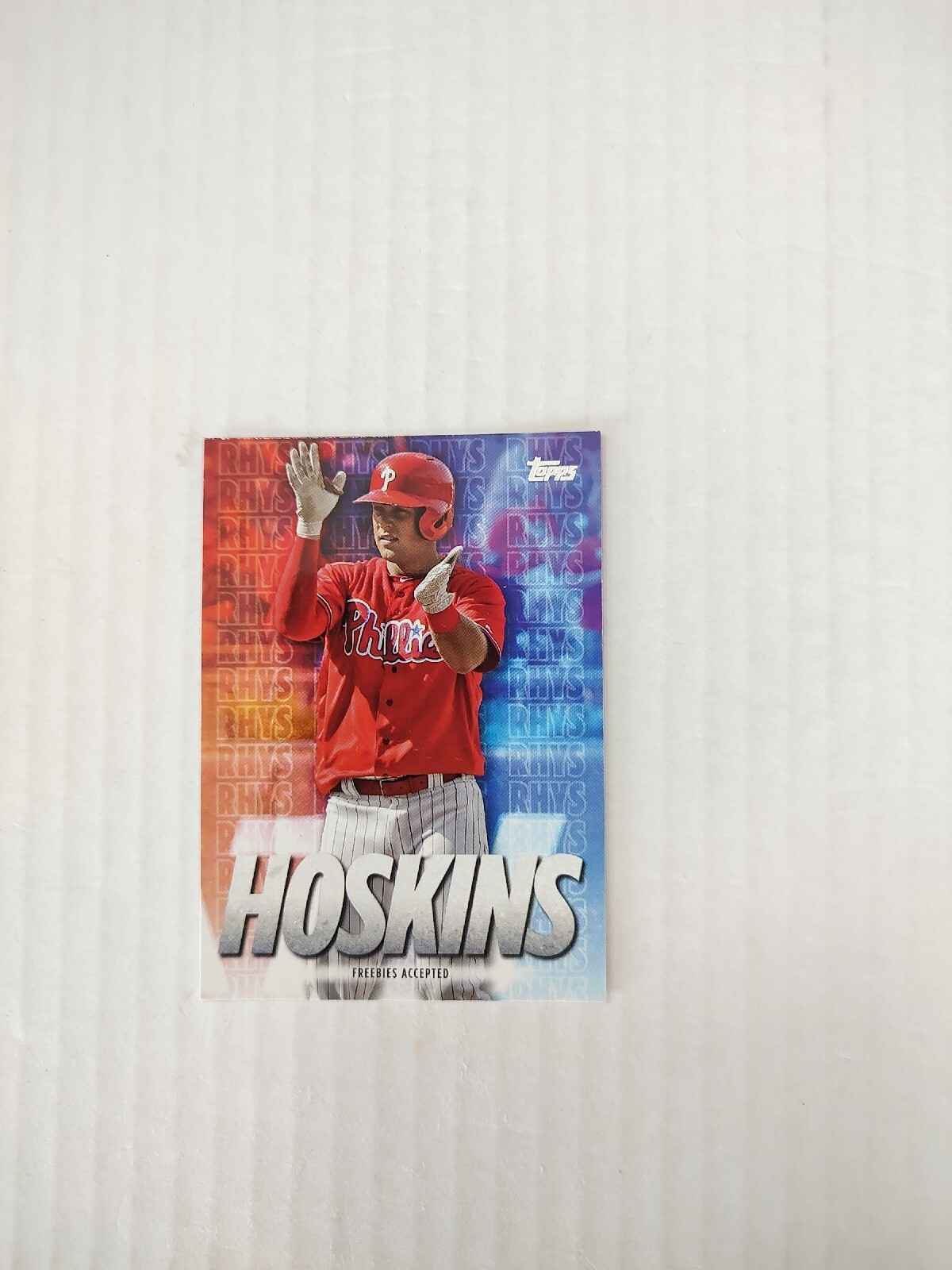 2020 Topps - Wal-Mart Player Highlights: Rhys Hoskins #RH-12 Rhys ...