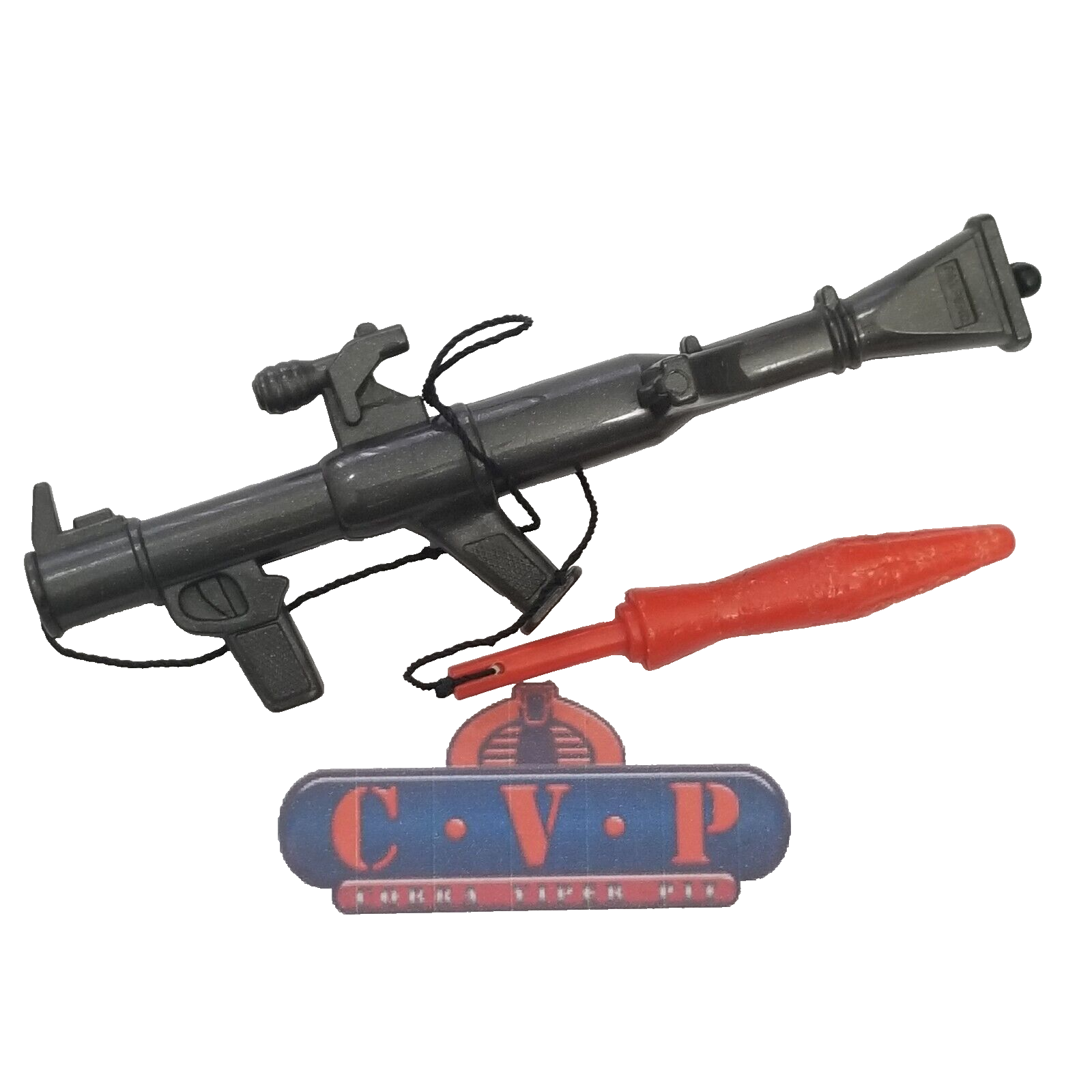 Rambo First Blood BAZOOKA rocket launcher RPG missile Coleco weapon ...