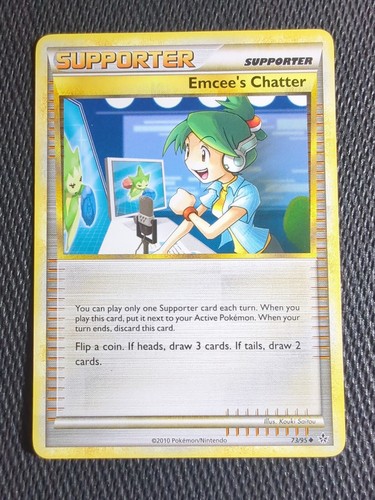 Pokémon TCG Emcee's Chatter HSUnleashed 73/95 Regular Uncommon | eBay
