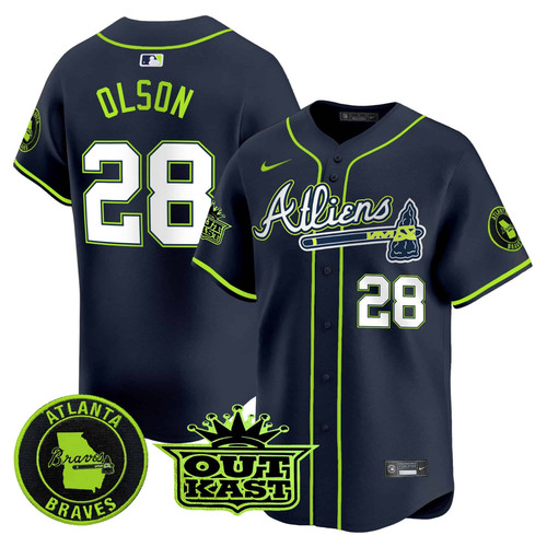 Men's Matt Olson #28 Vapor Premier Limited Stitched Jersey | eBay