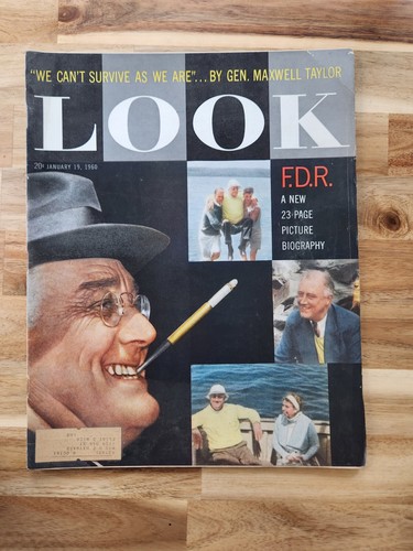 Vintage Look Magazine - January 19, 1960 - F.D.R.: New 23-Page Picture ...