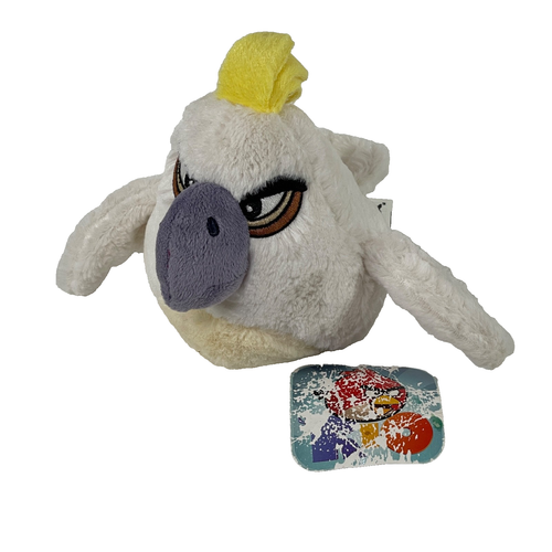 Angry Birds Rio NIGEL Bird Plush W/Tags White Cockatoo Stuffed Animal ...