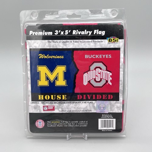 Ohio State Buckeyes Michigan Wolverines House Divided 3'x5" Rivalry ...