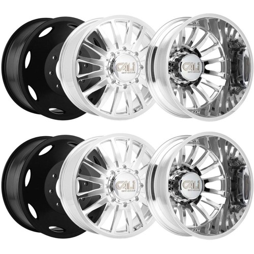 (Set-6) Cali Off-Road Summit Dually 20x8.25 8x6.5 -192mm Polished ...