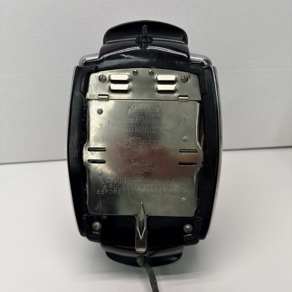 Vintage Sunbeam T-20A Automatic Radiant Toaster MCM Works | eBay