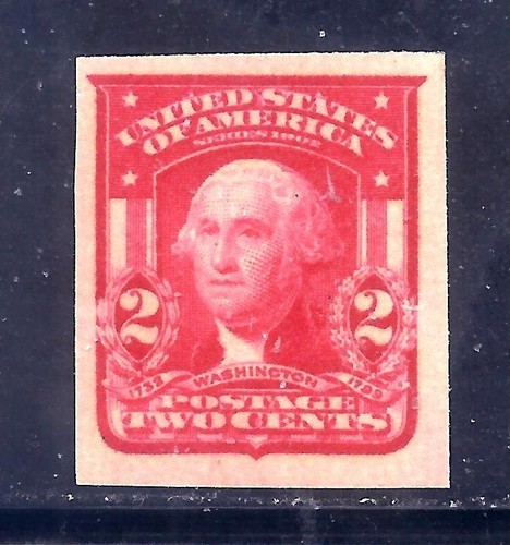 US Stamp - #320c - MH - 2 cent Washington carmine-rose Imperf Issue ...