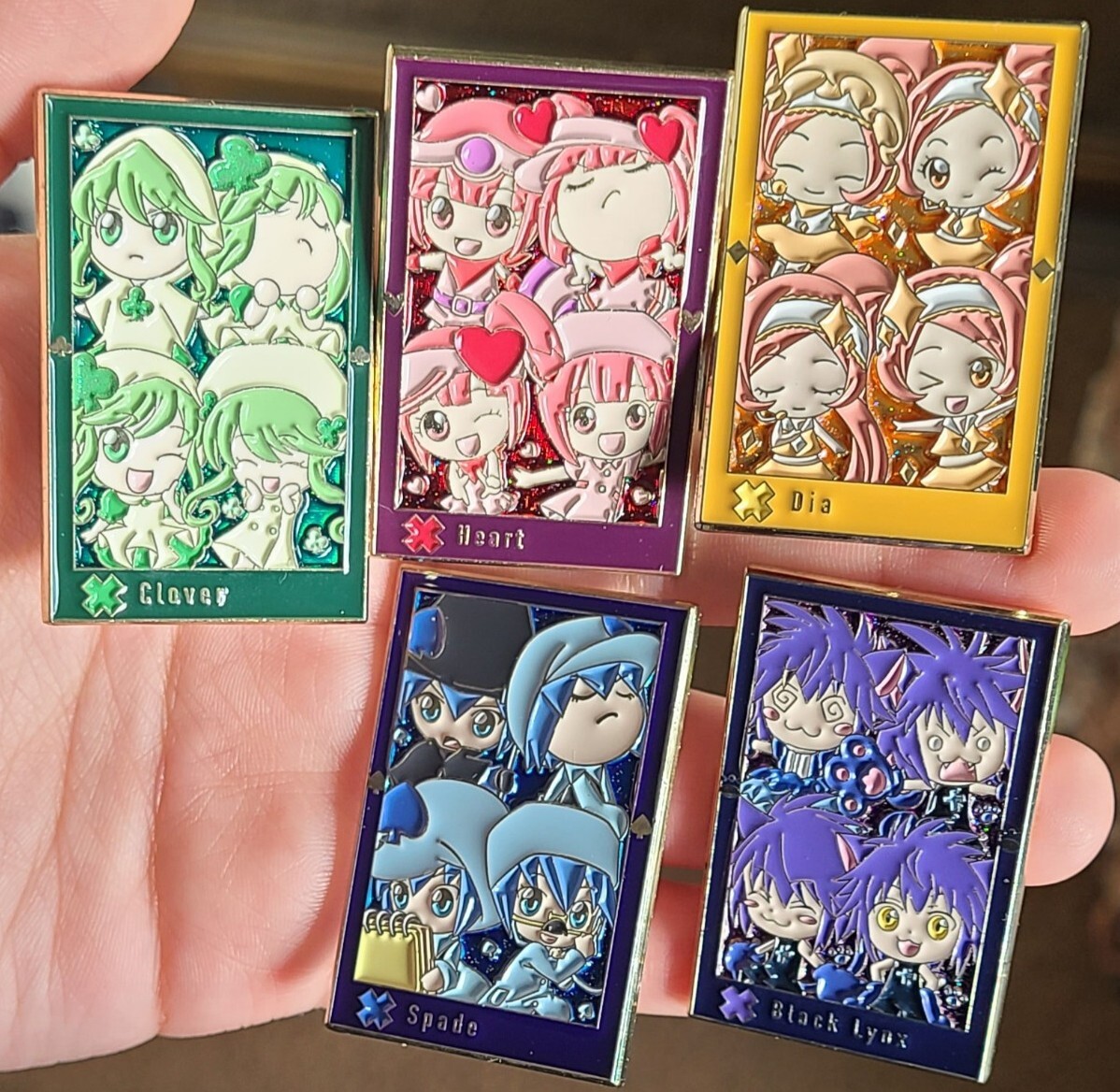 Shugo Chara Character Anime Enamel Pin Set | eBay