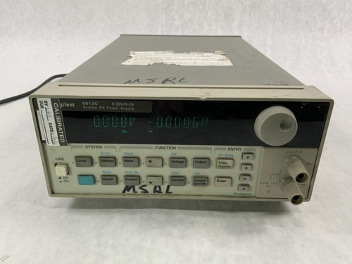 Agilent Hewlett Packard HP 6612C 40 Watt Power Supply System 20V 2Amp ...
