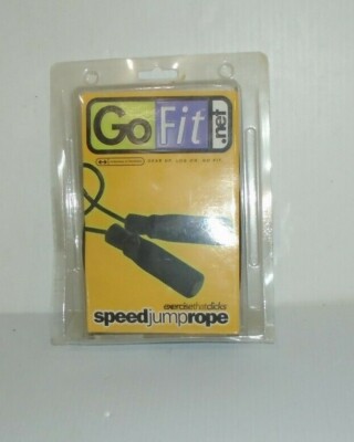 GoFit Speed Jump Rope exercise that clicks open package great condition ...