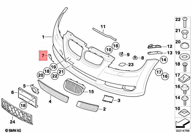Genuine BMW E92 E93 Cabrio Coupe Tow Hook Cover Primed Front OEM ...