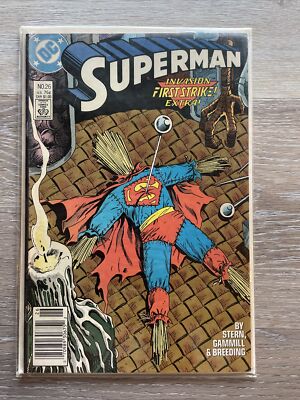 DC Comics Superman #26 Invasion First Strike Extra Gammill Stern 1988 ...