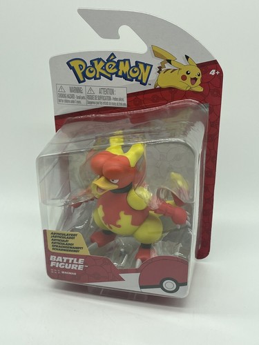 NEW RARE MAGMAR BATTLE FIGURE Jazwares Toys Pokemon Articulated 2022 | eBay