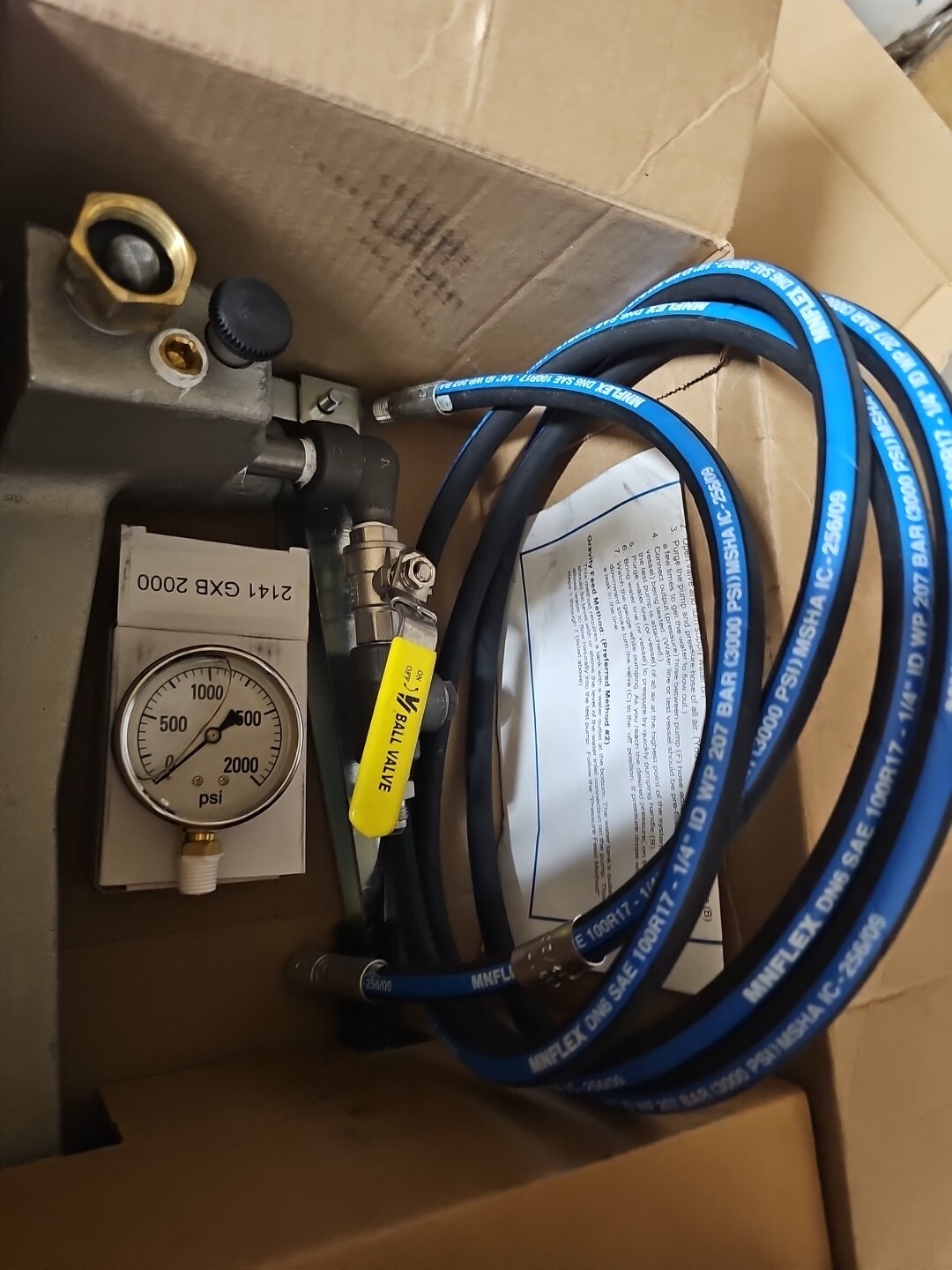 Wheeler Rex Hand Operated Hydrostatic Test Pump 1000 PSI Model 29201 | eBay