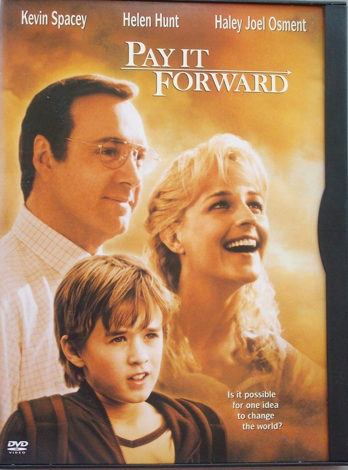 Pay It Forward: A Chain Reaction Of Goodness (DVD, 2001, LN) Kevin ...